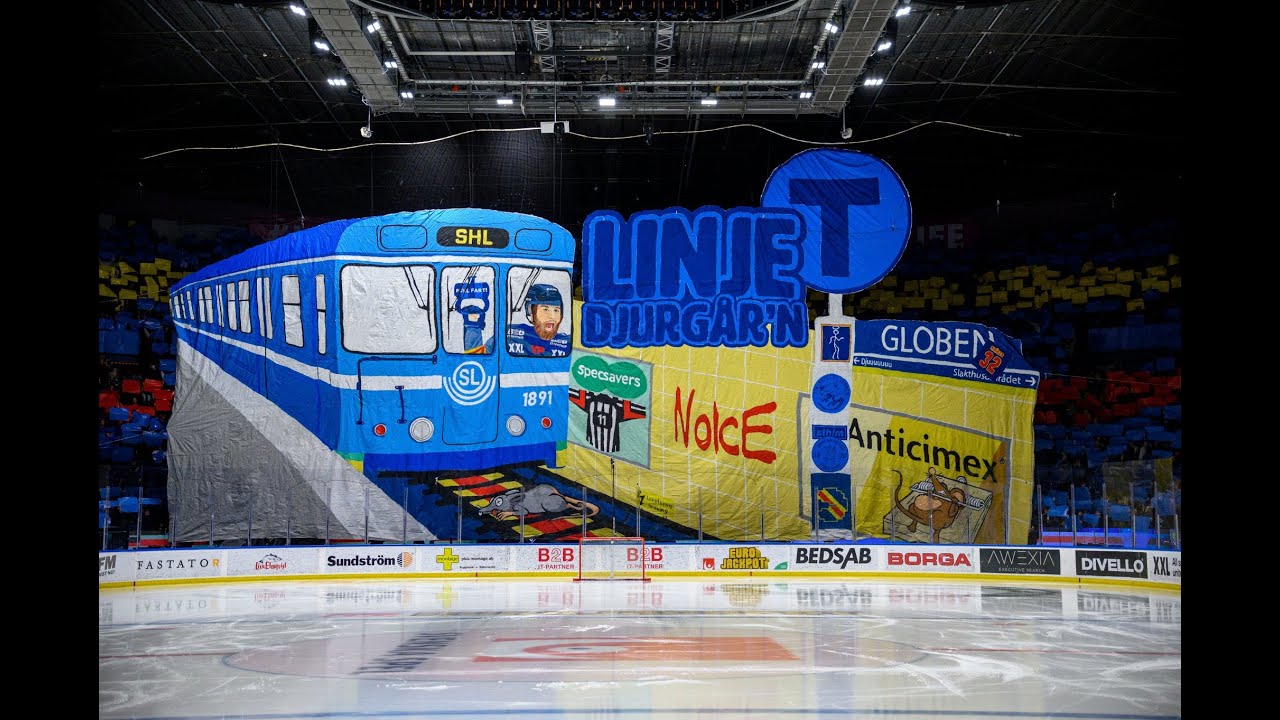 Tåg-Tifot + Sjung för gamla Djurgården | Final 3 2024 | DIF - Brynäs IF ...