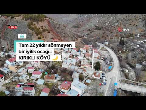 22 Yıllık İyilik Nöbeti: Gümüşhane'de Yoldan Geçenlerin Karnını Doyuran Köy!