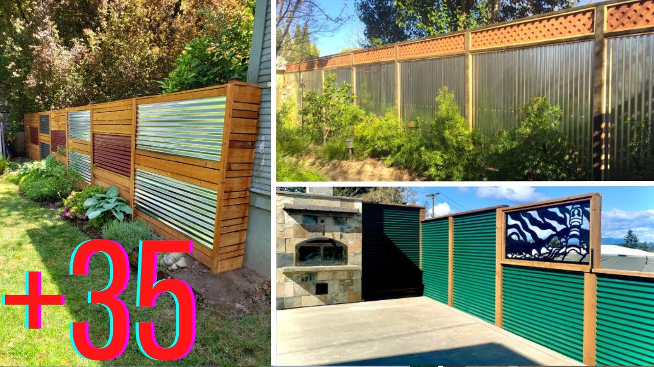 35 Ideas de CERCADO DE LÁMINA para crear más privacidad en tu hogar con ...