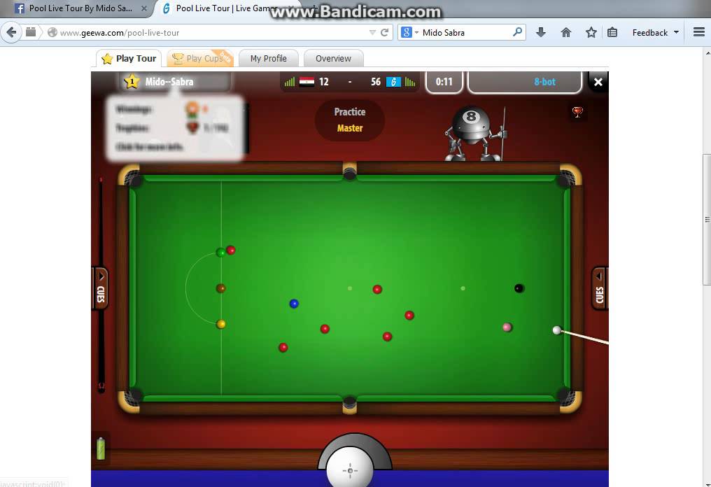 Pool Live Tour Hack Trophies With 8-bot ! - YouTube