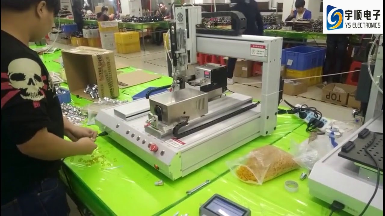 Automatic Double station Screw Locking Machine - YouTube