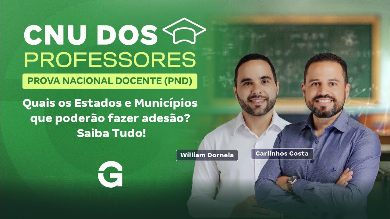 CNU dos Professores (PND) | Quais os Estados e Municípios que poderão ...