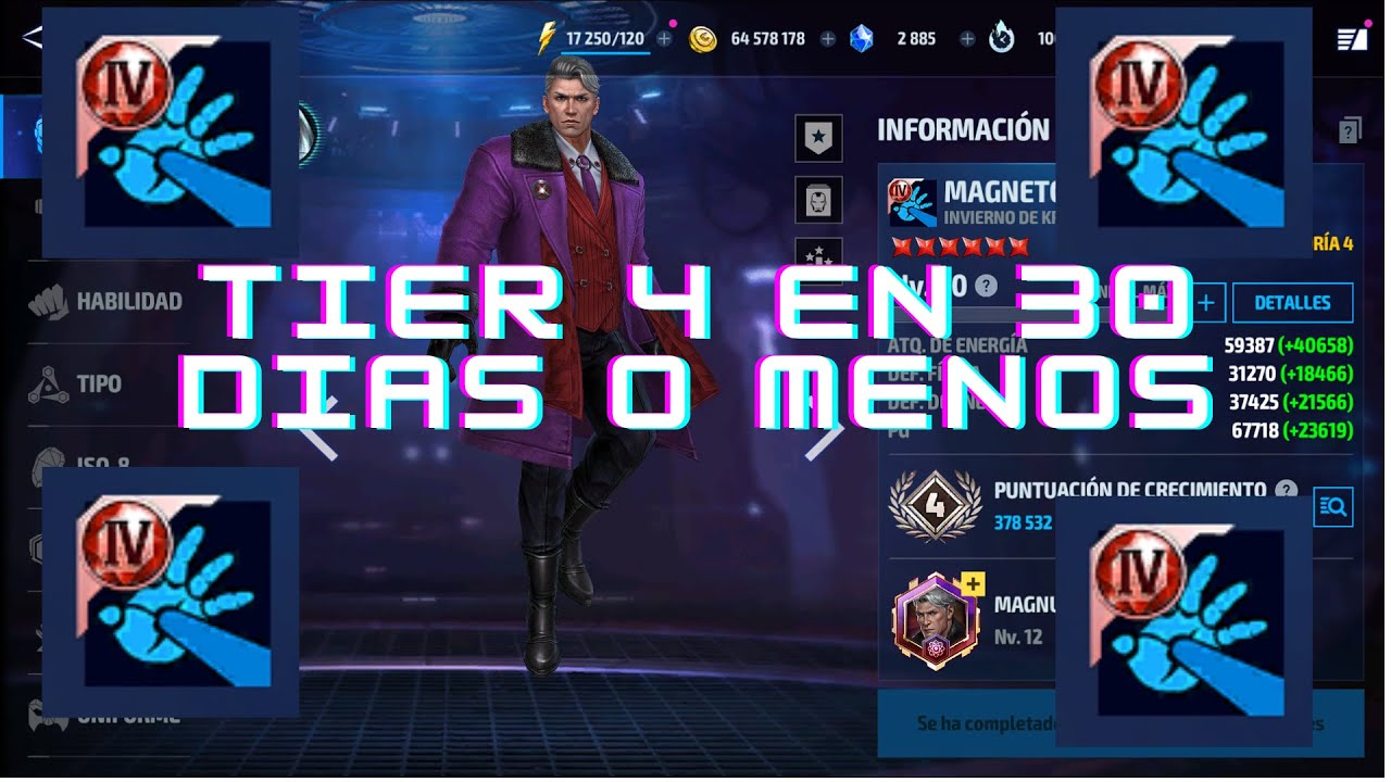 GUIA DEFINITIVA TIER 4 EN 30 DIAS O MENOS || MARVEL FUTURE FIGHT ...