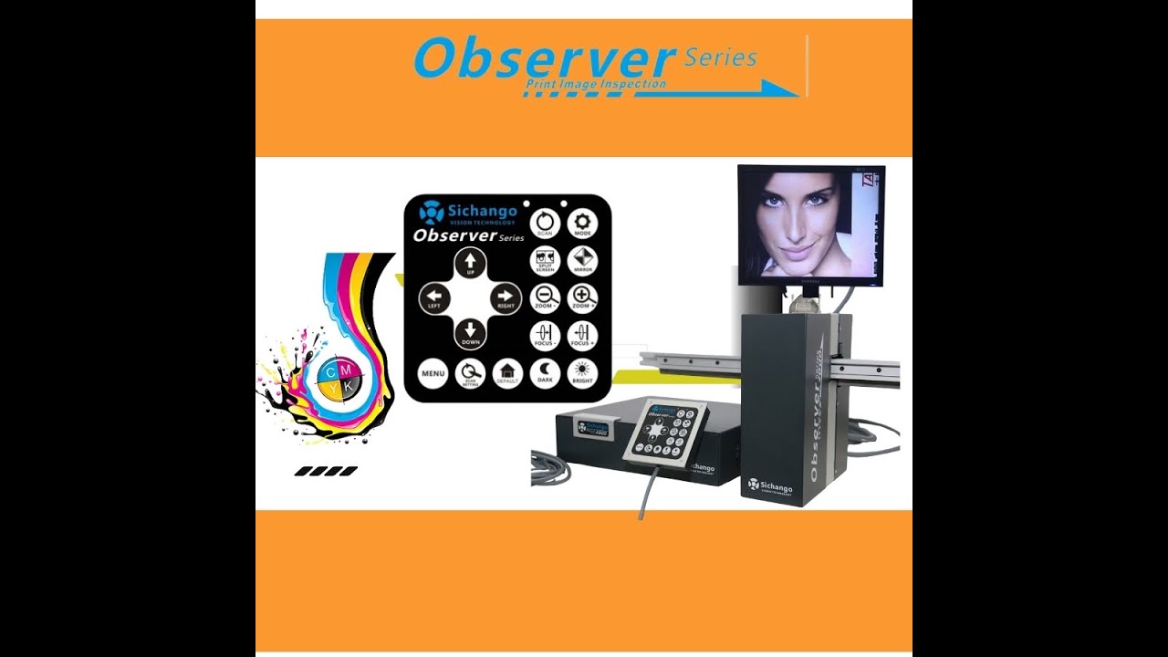 Camera video web inspection system for flexo printing machine teaching ...