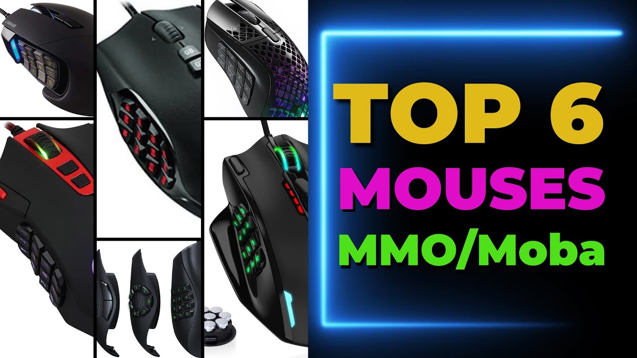 TOP 6 MOUSES MMO/MOBA/RPG - YouTube