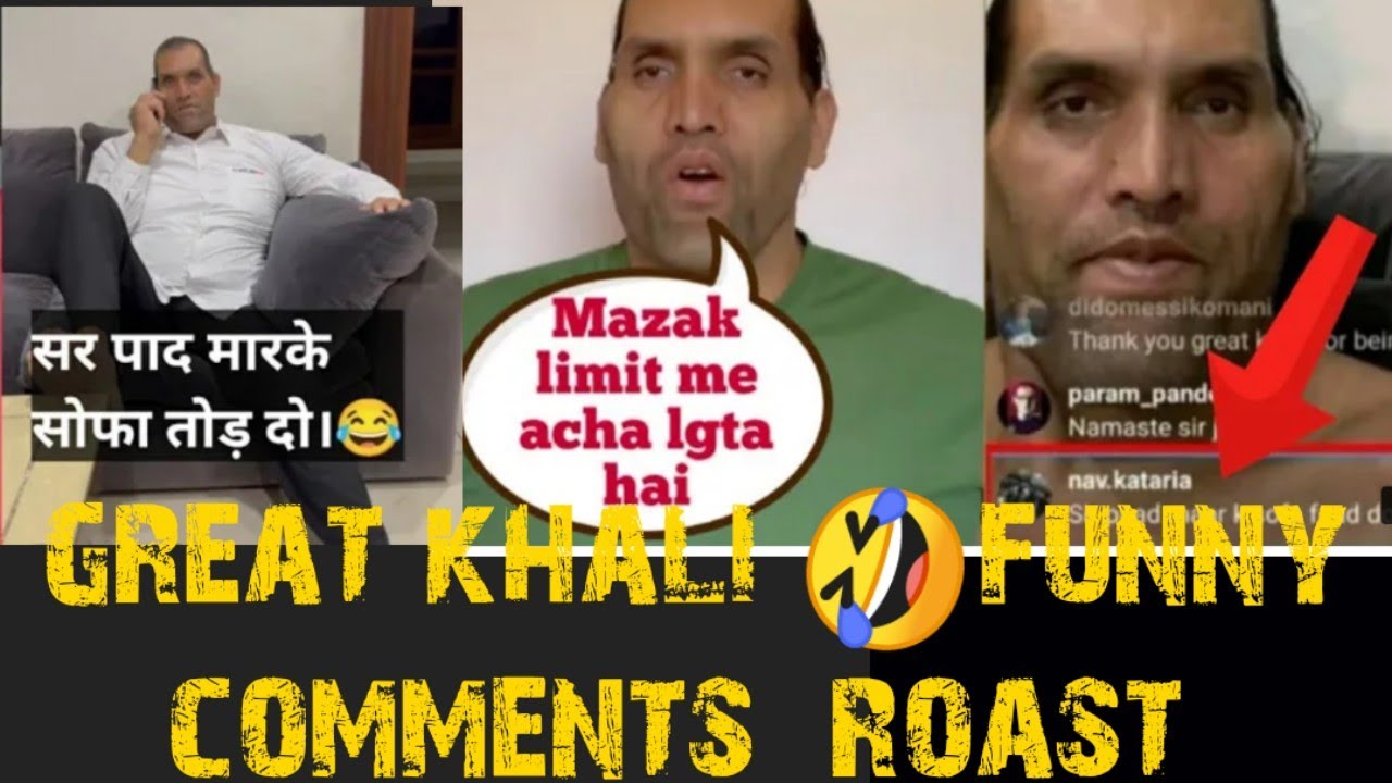 the great khali`s Instagram comments are funny | great khali`s ...