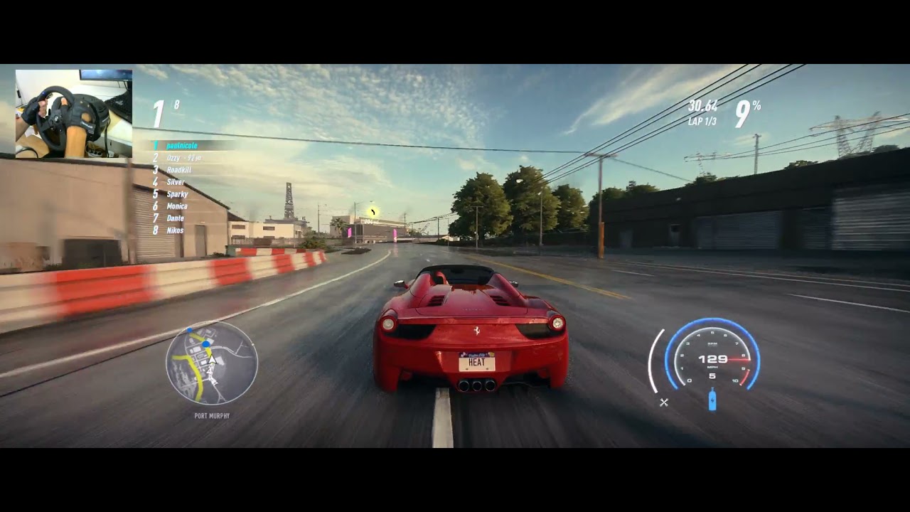 2014 Ferrari 458 Spider Need for Speed Heat thrustmaster 300RS/GT ...