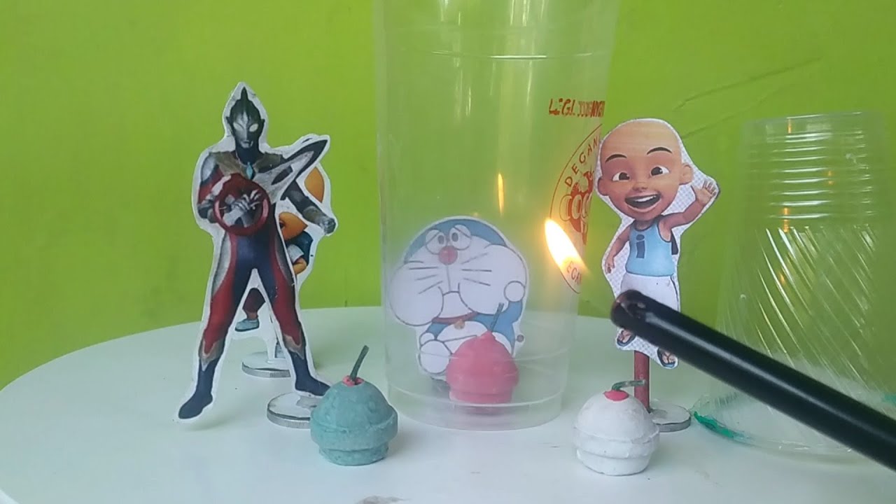 UPIN IPIN ULTRAMAN RIBUT MAIN PETASAN DORAEMON MASUK DALAM BOTOL APA ...
