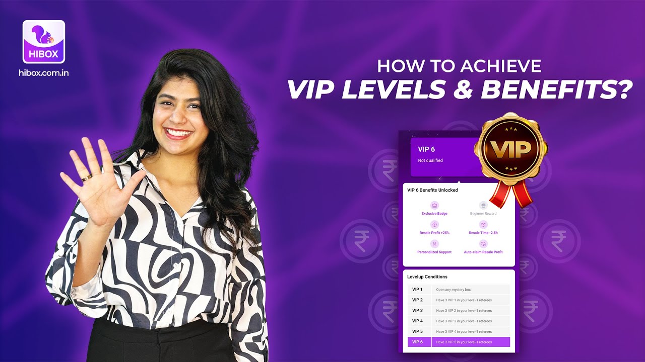 Hibox's VIP Levels | Get started with HIBOX - YouTube
