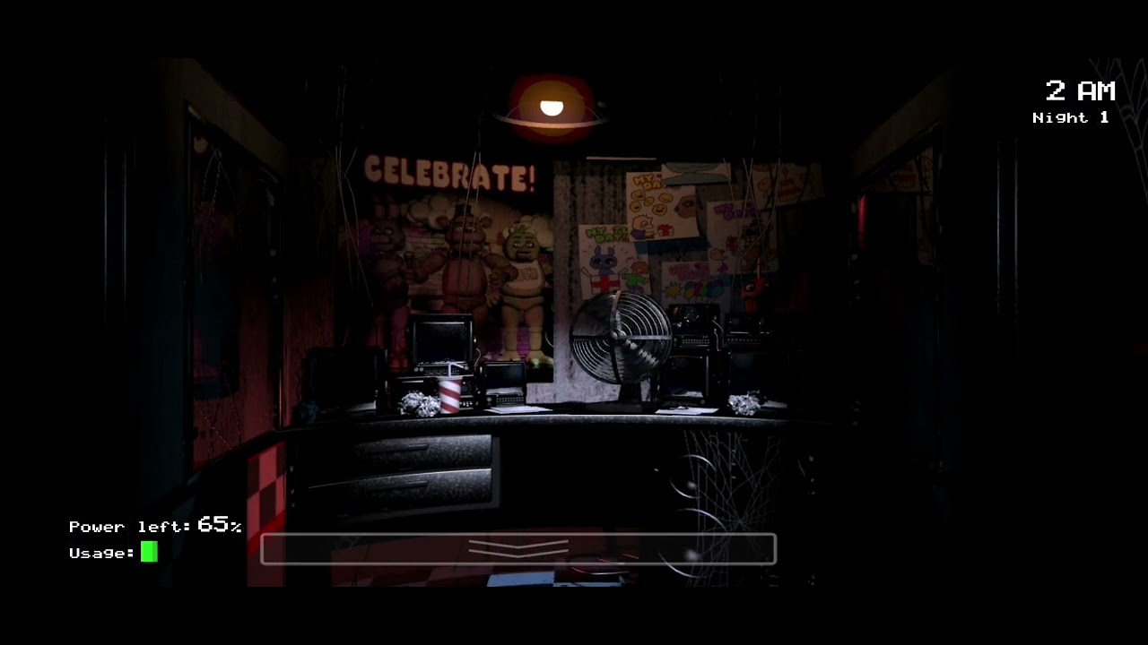 playing fnaf 1 - YouTube