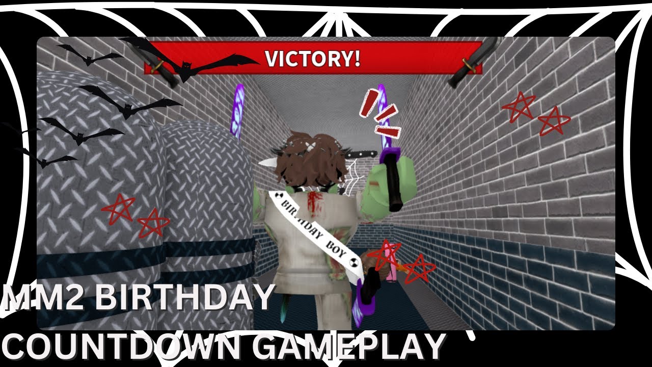 MM2 BIRTHDAY COUNTDOWN GAMEPLAY - YouTube