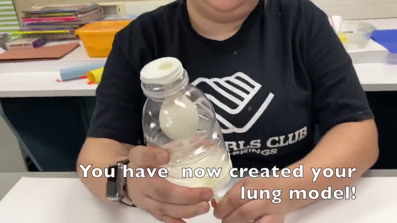 STEM - Make a Lung Model at Home - YouTube