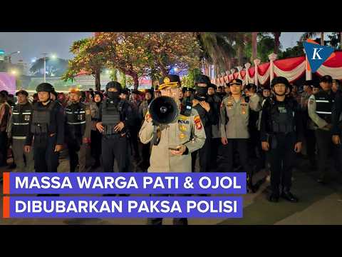 Police Disperse Pati Residents and Ride-Hailing Drivers Protesting at the House of Representative...