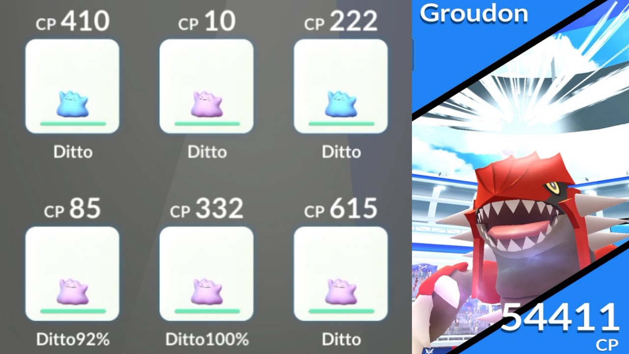 Using only Ditto-Shiny Ditto in Legendary Raid... - YouTube