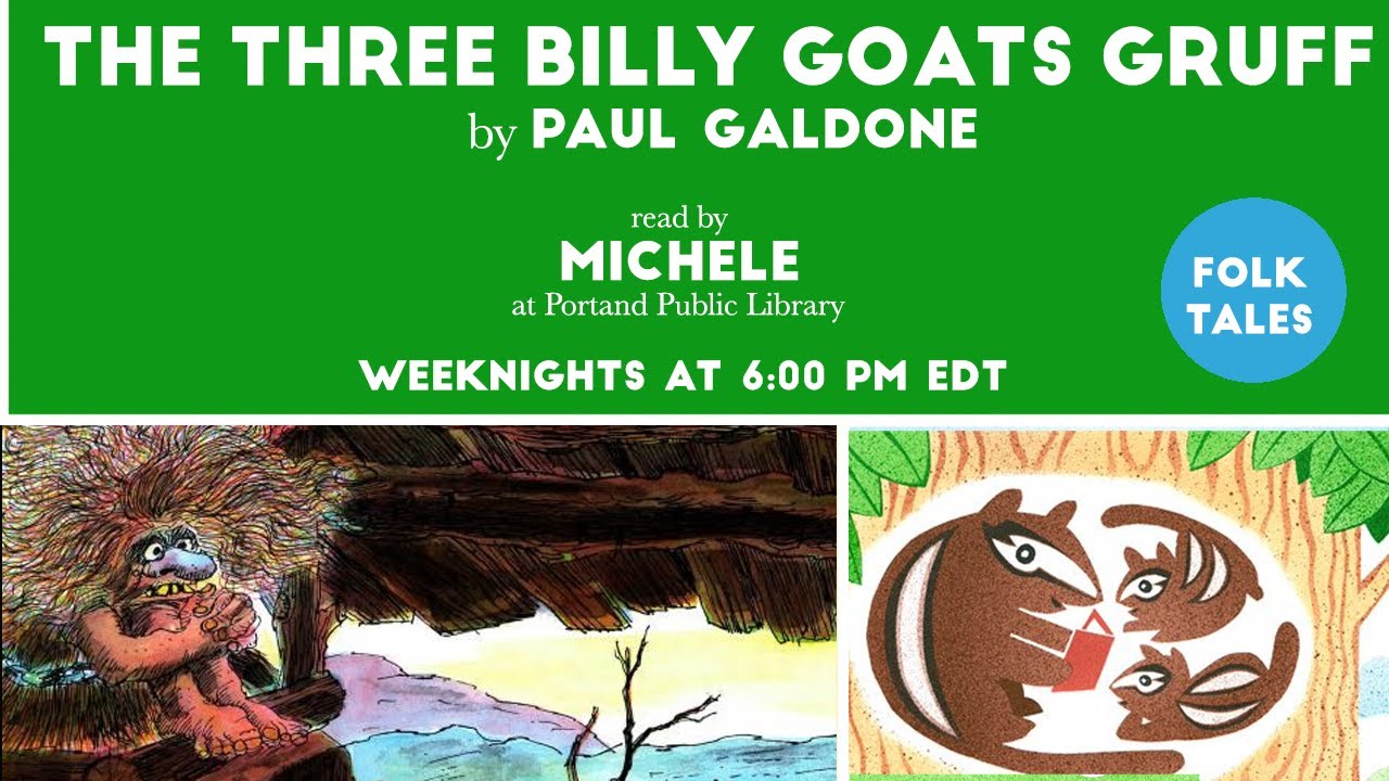 The Three Billy Goats Gruff read aloud [Norwegian Fairy Tale] - YouTube