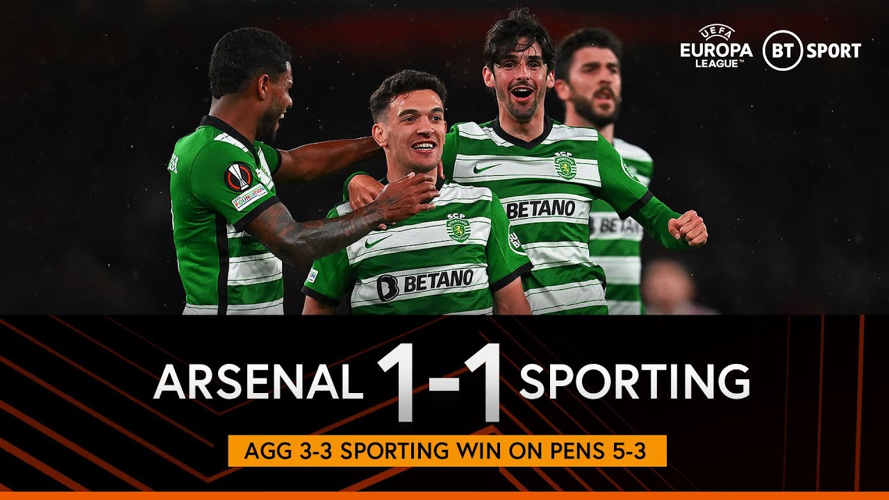 Arsenal vs Sporting (1-1) (Sporting Win 5-3 On Pens) | Gunners ...