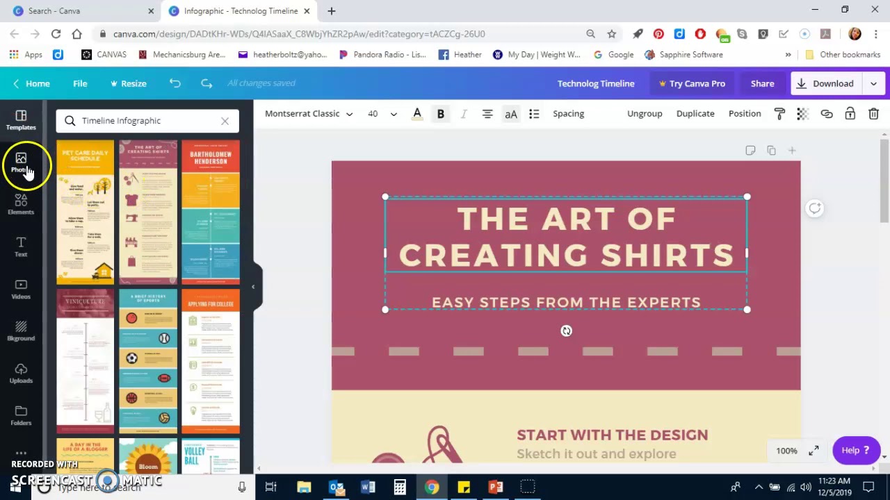 Canva Technology Unit Tutorial - YouTube
