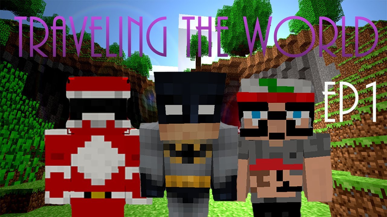 Minecraft: Traveling the World Ep1 w/ Daily & Gobrins - YouTube