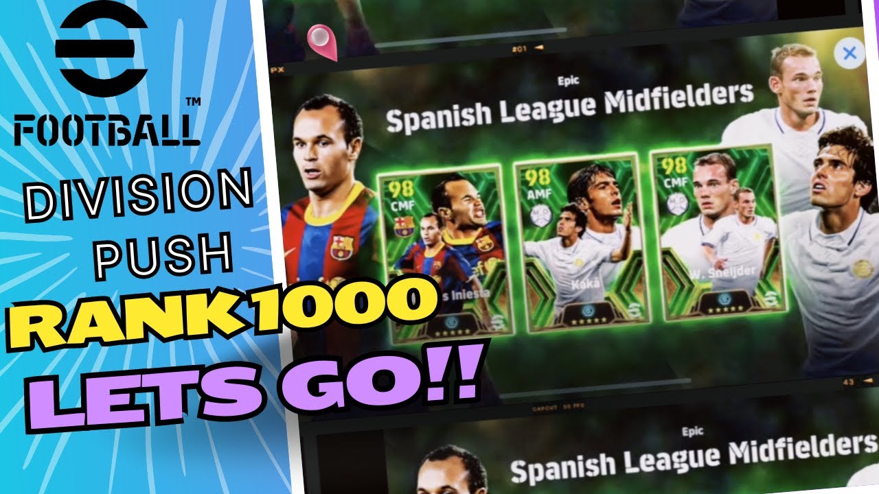 🔴LIVE | Division Rank Push | eFootball 2024 Gameplay - YouTube
