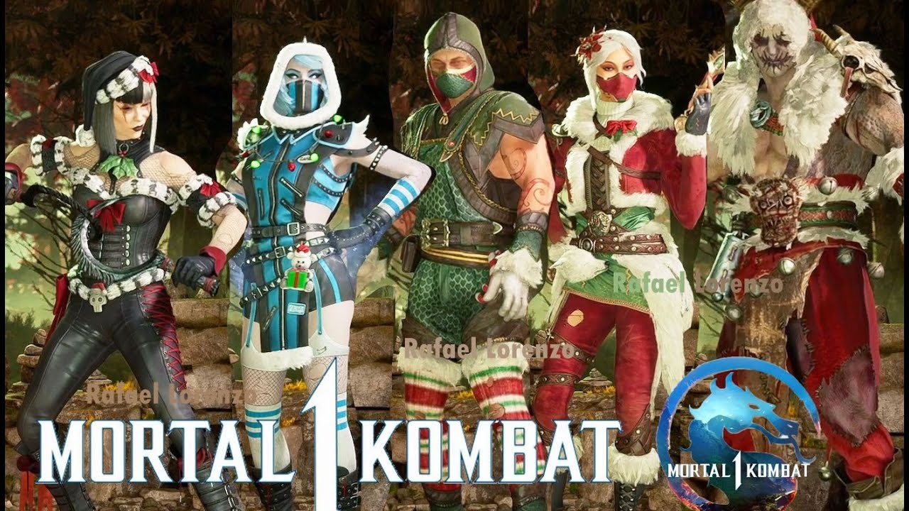 Mortal Kombat 1 All SKINS Premium Store Holiday Merry Christmas ...