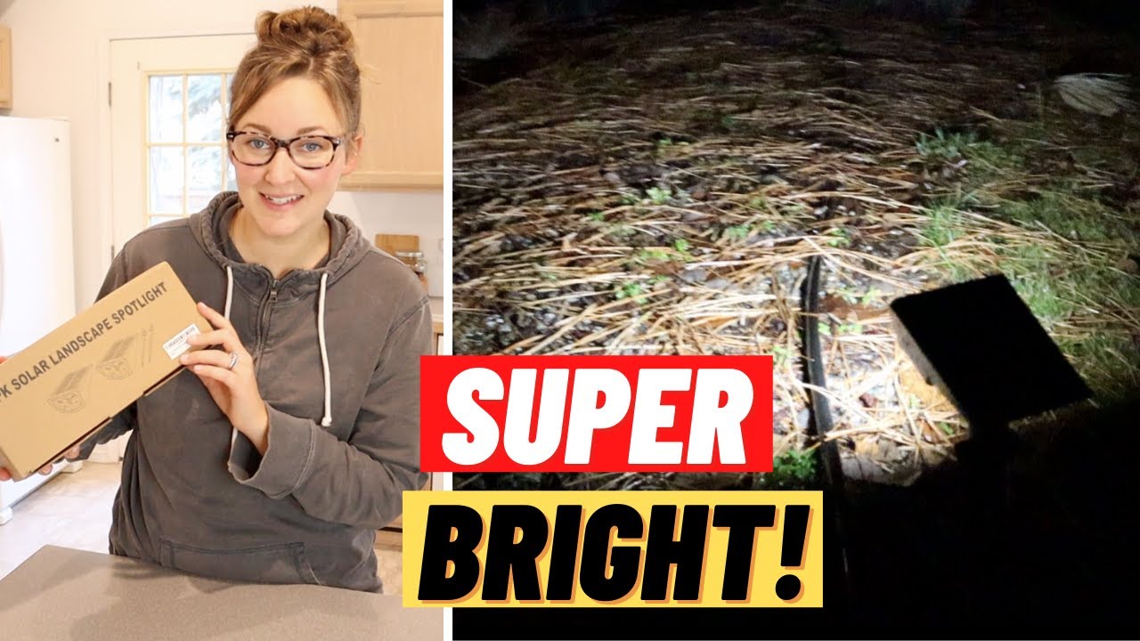 VONT LED Outdoor Solar Lights Unboxing and Review | Waterproof ...