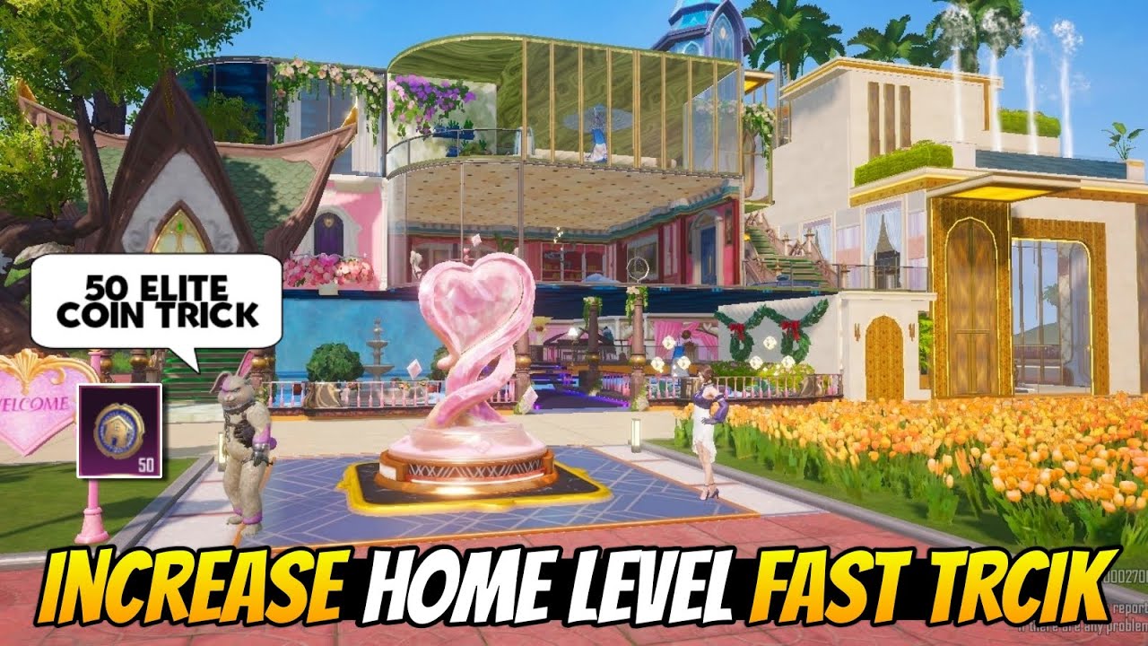 HOW TO INCREASE HOME LEVEL IN BGMI / How To Upgrade Home Level Fast In ...