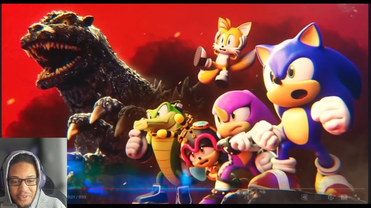 Sonic Meets Godzilla - Official Trailer REACTION - YouTube