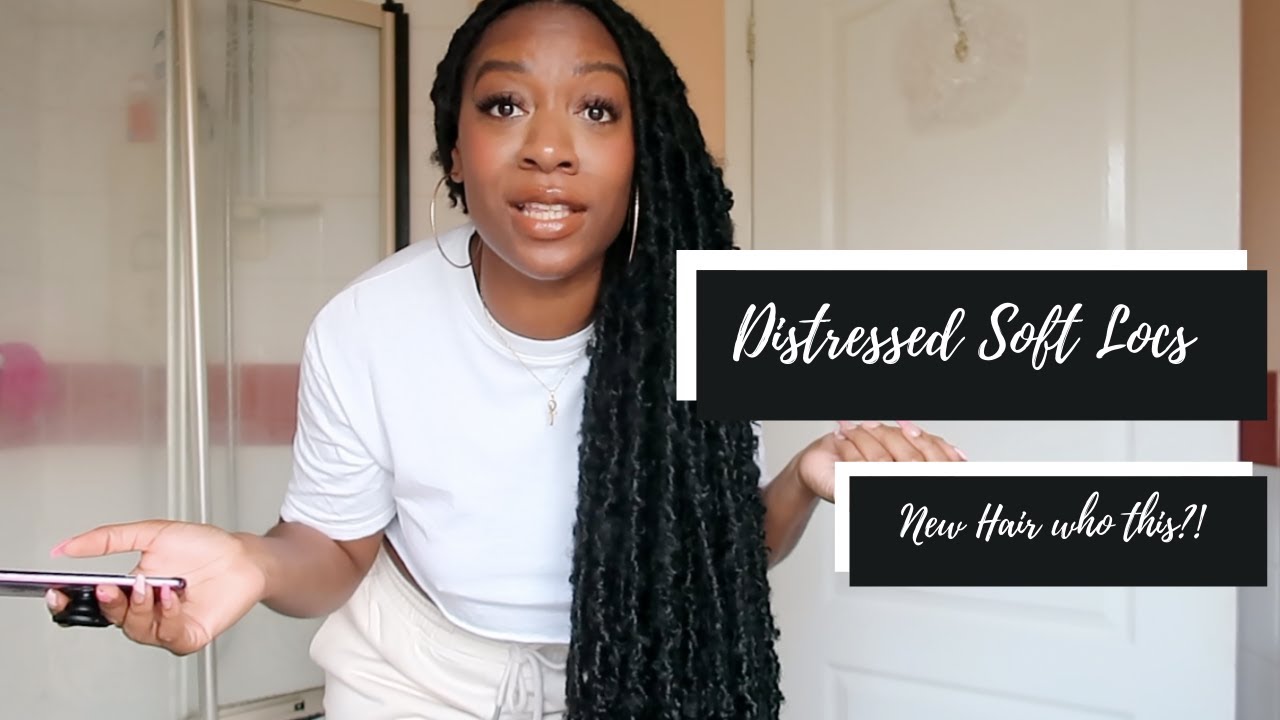 DISTRESSED SOFT LOCS 36" | REALISTIC FAUX LOCS | NEW HAIR WHO THIS ...