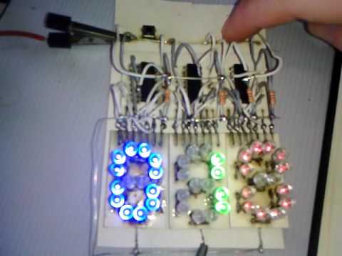 How to make digital counter with LED display and 4026 IC - YouTube