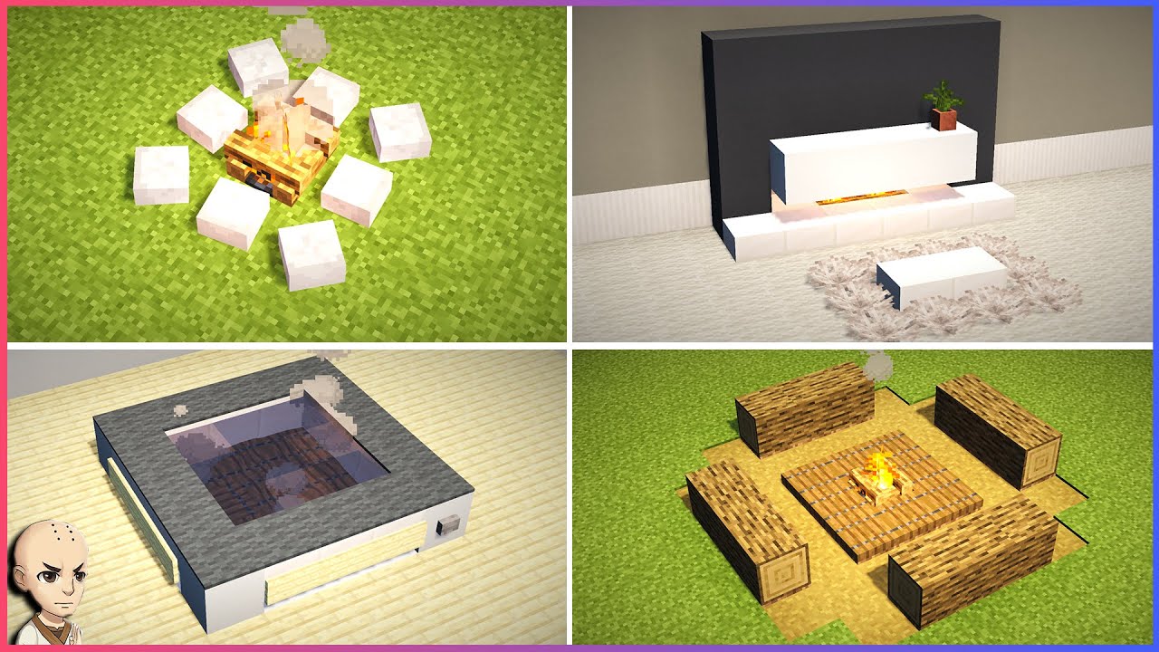 ️Minecraft | Simple Campfire Ideas | Tutorial (You Can Build) ️ - YouTube