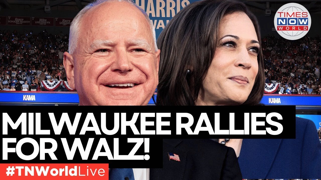 LIVE | Governor Tim Walz Connects with Wisconsin Voters at High-Energy ...