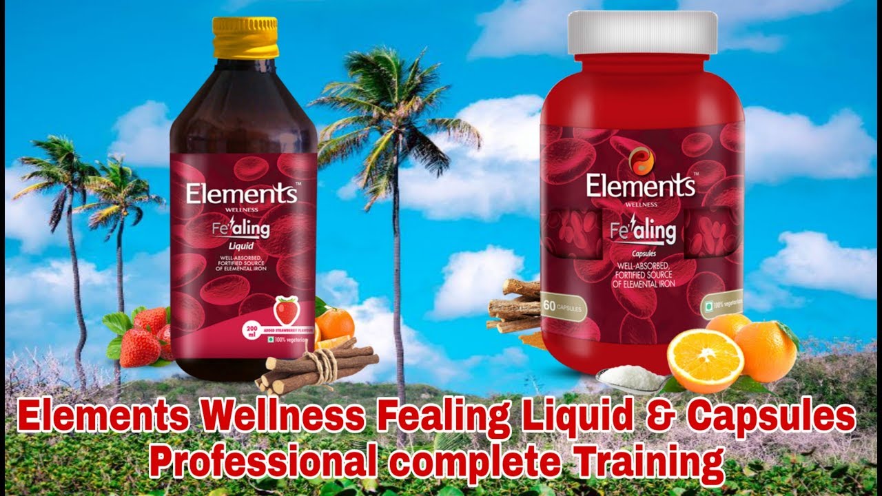 Elements Wellness Fealing Liquid And Capsules Full Professional ...