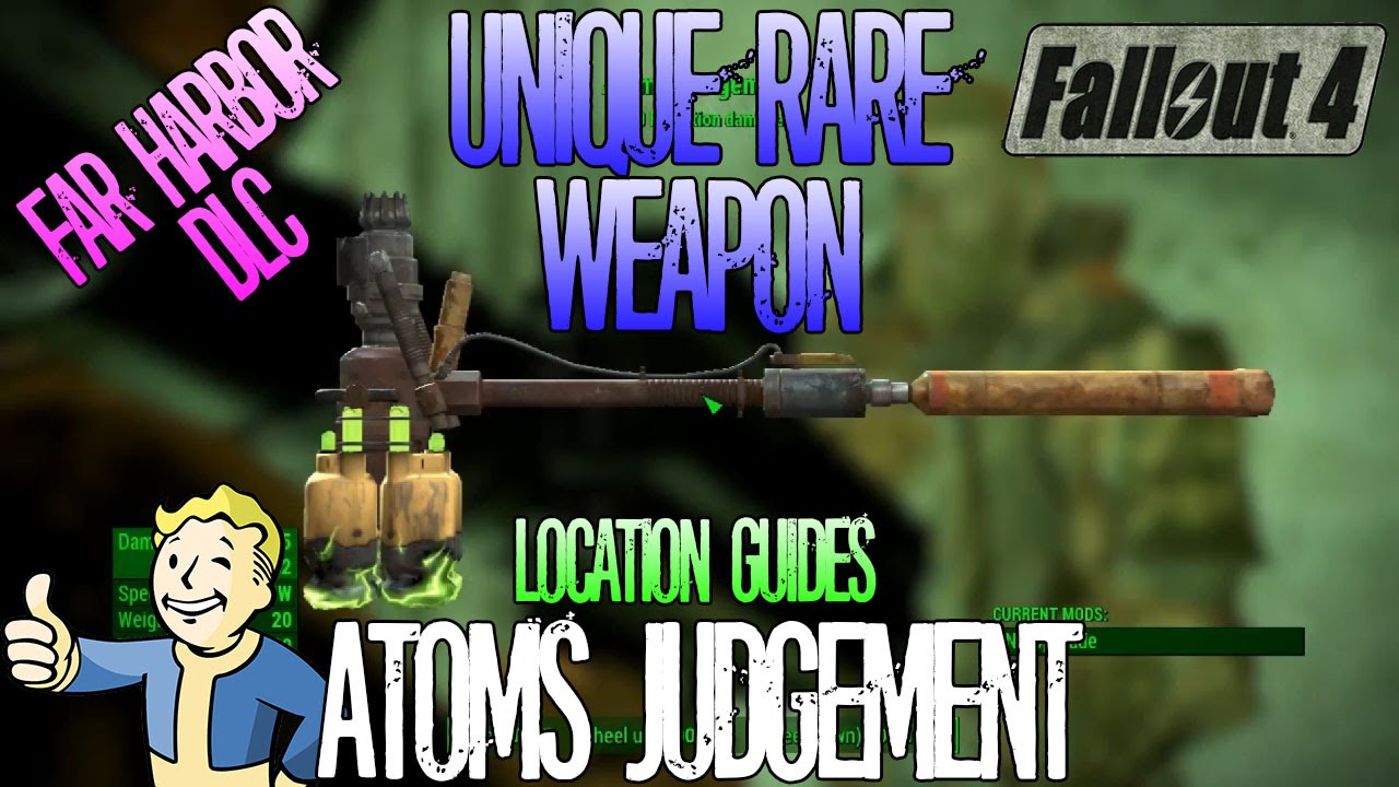 Fallout 4 | Atoms Judgement | Unique Rare Weapon | Location Guide | Far ...