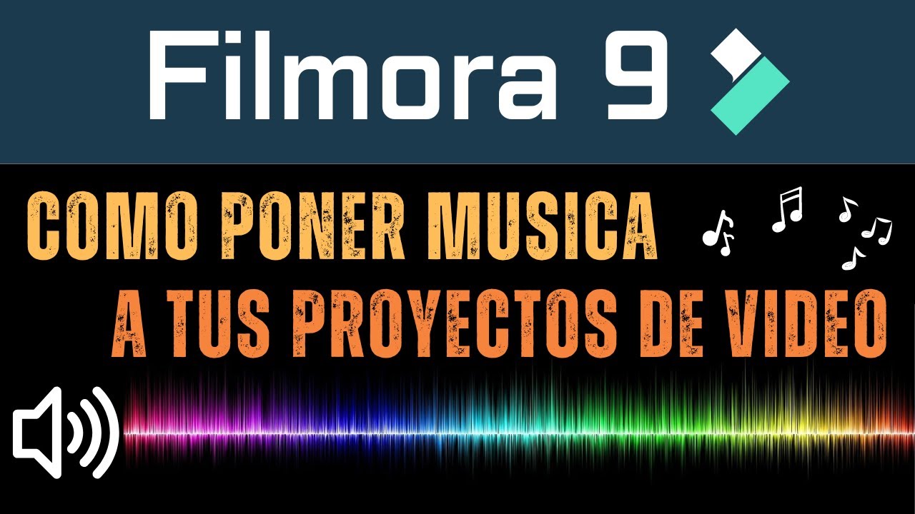 Como poner música en Filmora 9 para tus proyectos de video - YouTube
