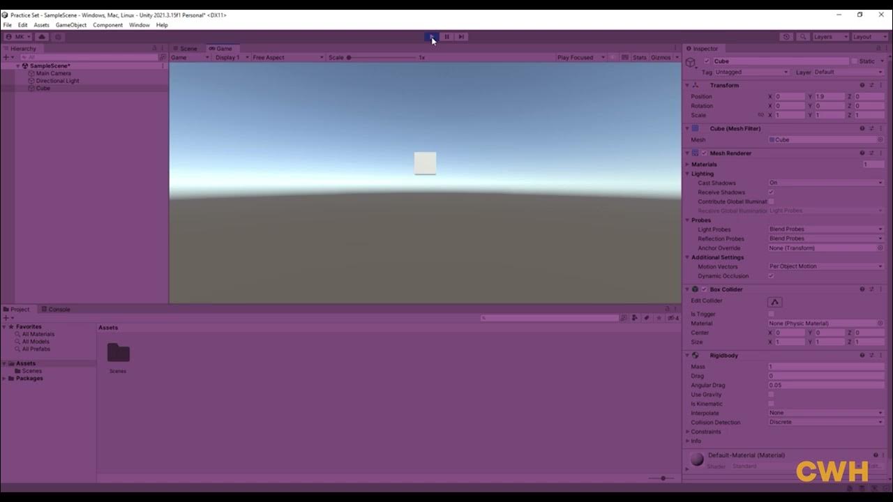 Lesson 10) What Is Rigidbody - Unity Game Development Tutorial For Beginners - Hindi/Urdu - YouTube