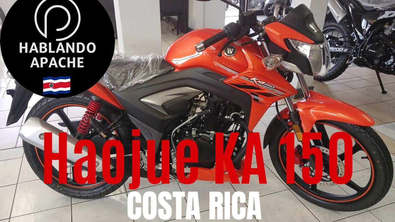 Haojue KA 150 ficha técnica, Costa Rica - YouTube