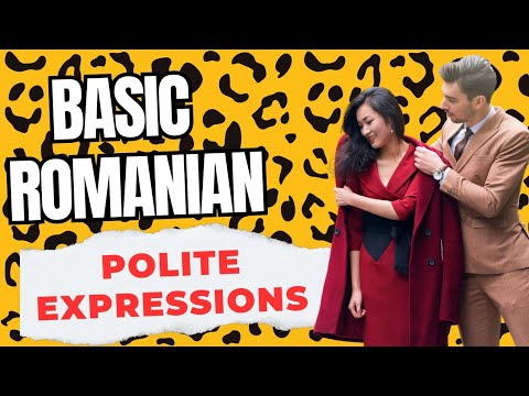 Basic Romanian Polite Expressions | How to say thank you and more in ...