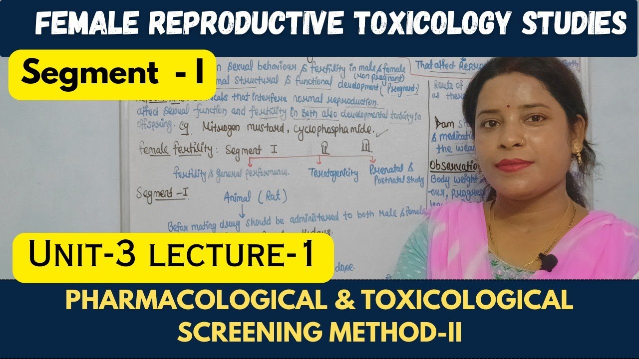Reproductive toxicological studies | Female Reproductive toxicological ...