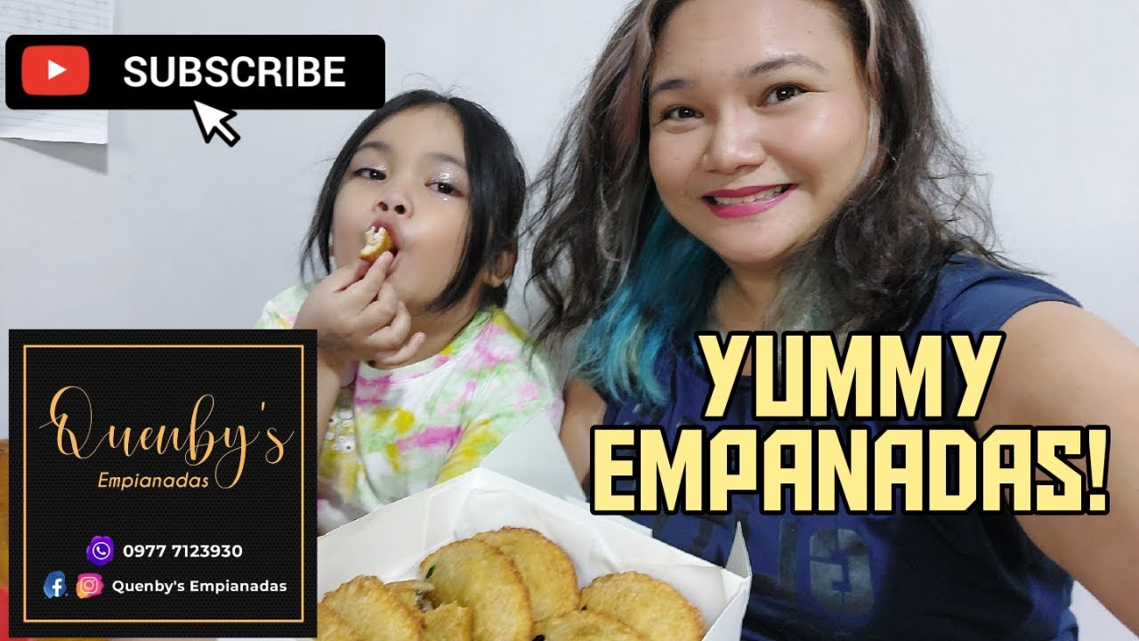 Ang Sarap ng Empanada sa Quenby's Empianadas | Mhietze and Hayley vlogs - YouTube