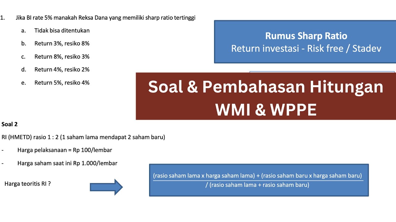 Soal & Pembahasan Hitungan WMI & WPPE - YouTube
