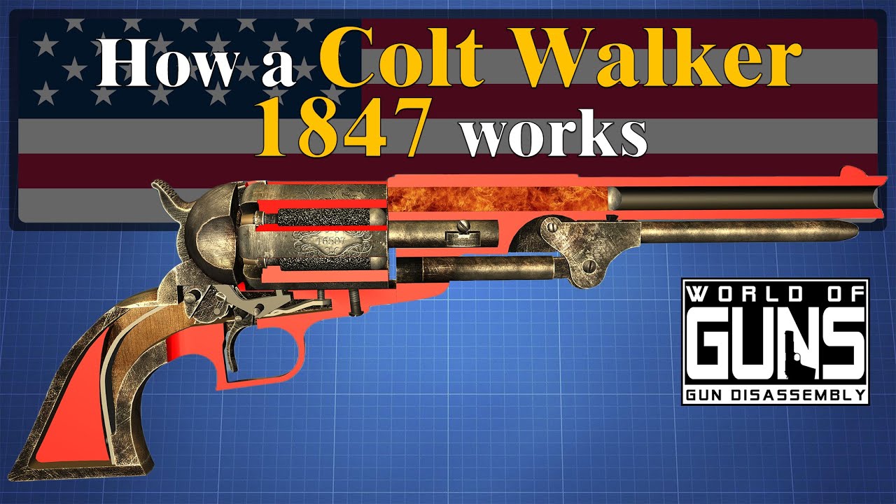 How a Colt Walker 1847 works - YouTube