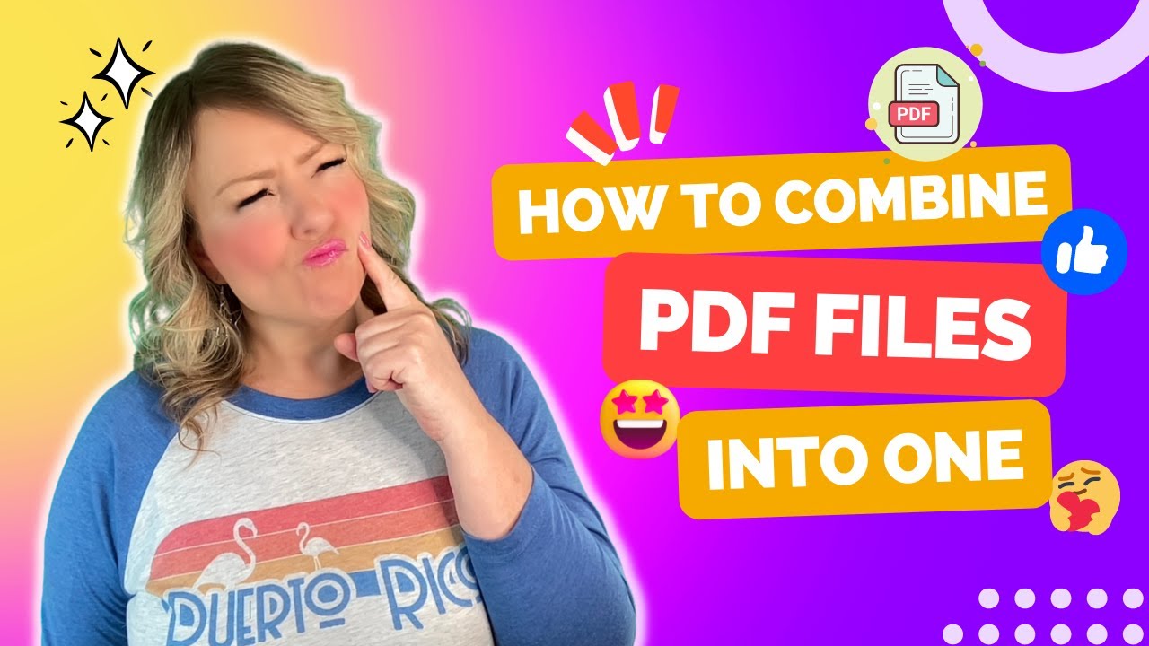 How To Merge Separate PDF Documents Into One File YouTube How To Merge Separate PDF Documents Into One File YouTube
