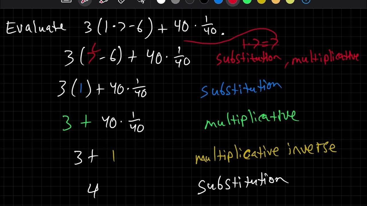 Algebra 1 Identity & Equality Properties - YouTube