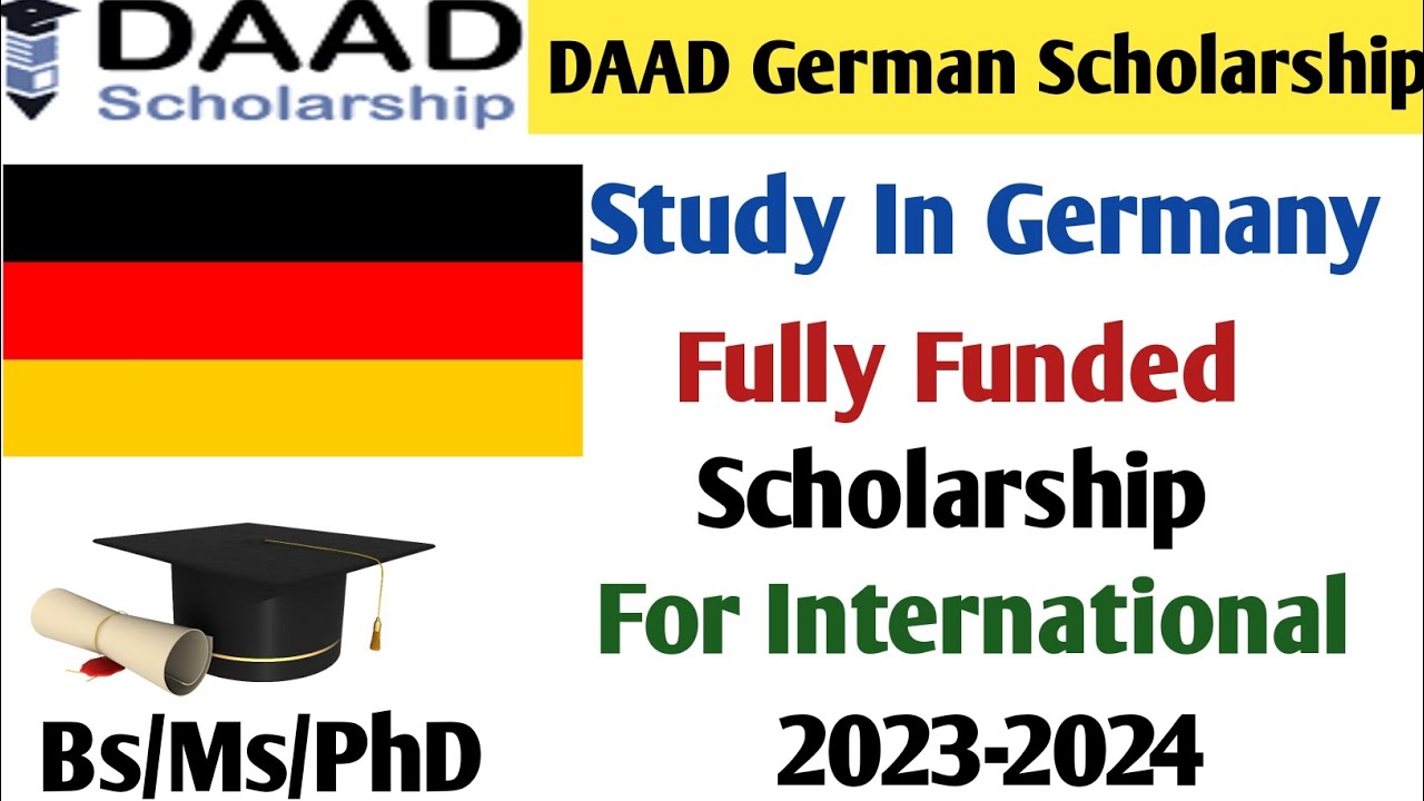 Germany Scholarship Fully Funded || Daad Scholardhip For Inernational ...