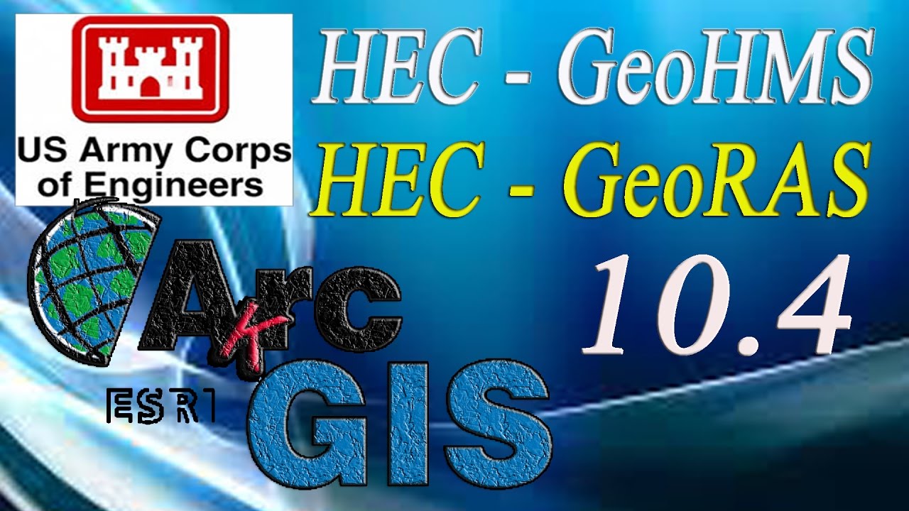HEC Geo-RAS y HEC Geo-HMS para ArcGIS 10.4 - Arcgis online - YouTube