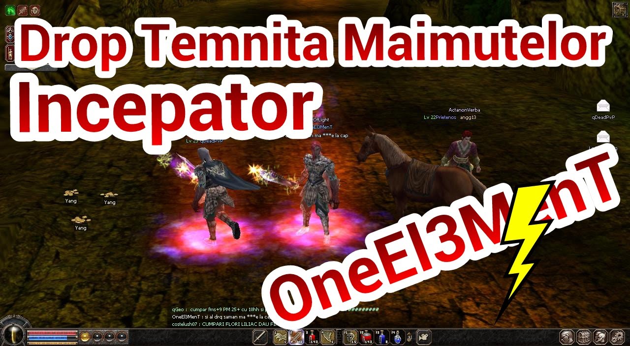 Metin2RO-Dropul din Temnita Maimutelor Incepator - YouTube