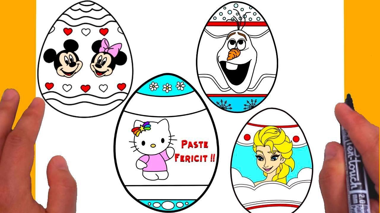 Desenez OUA de PASTE cu PERSONAJE din Desene Animate | Desen Digital ...