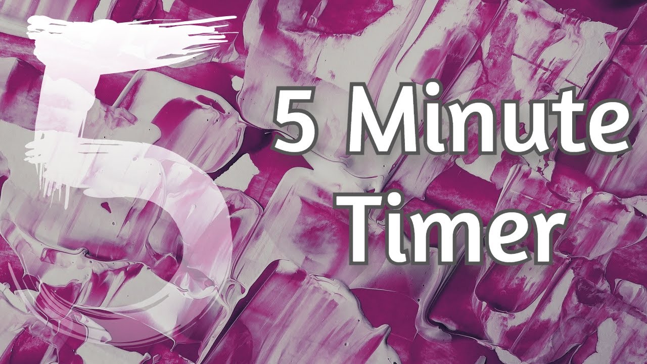 5 Minute Timer - get ready with a five minute wait - - YouTube
