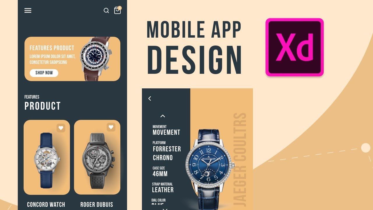 How to design your first App using Adobe XD | Latest Design 2020 - YouTube