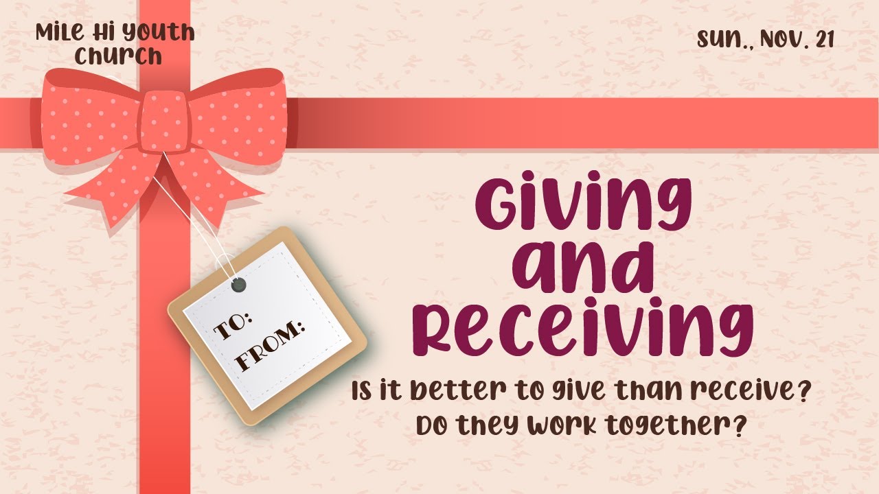 Giving and Receiving -- Spiritually Positive Lesson for Kids - YouTube